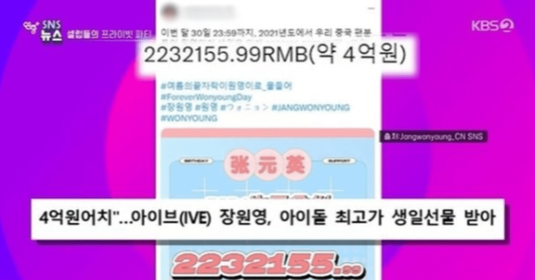 "생일 선물이 4억"... 20살 장원영, 온몸에 명품 휘두른 이유 밝혀져 모두 놀랐다
